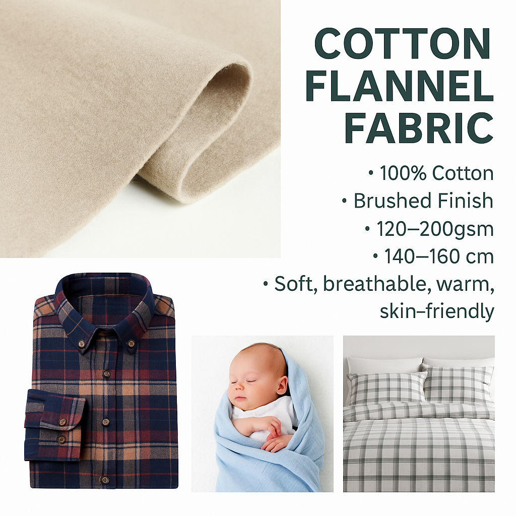 Cotton Flannel Fabric - Jinjiatex